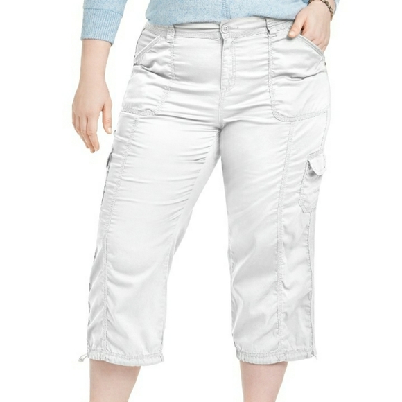 Style & Co. | Pants & Jumpsuits | Styleco Plus Size Cotton Bungee Cargo ...